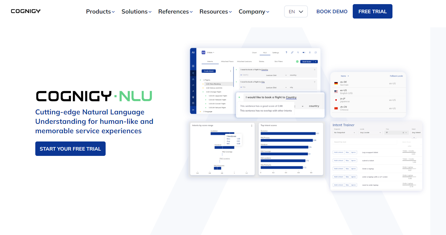 Cognigy NLU | Market-Leading AI for Enterprise Contact Centers